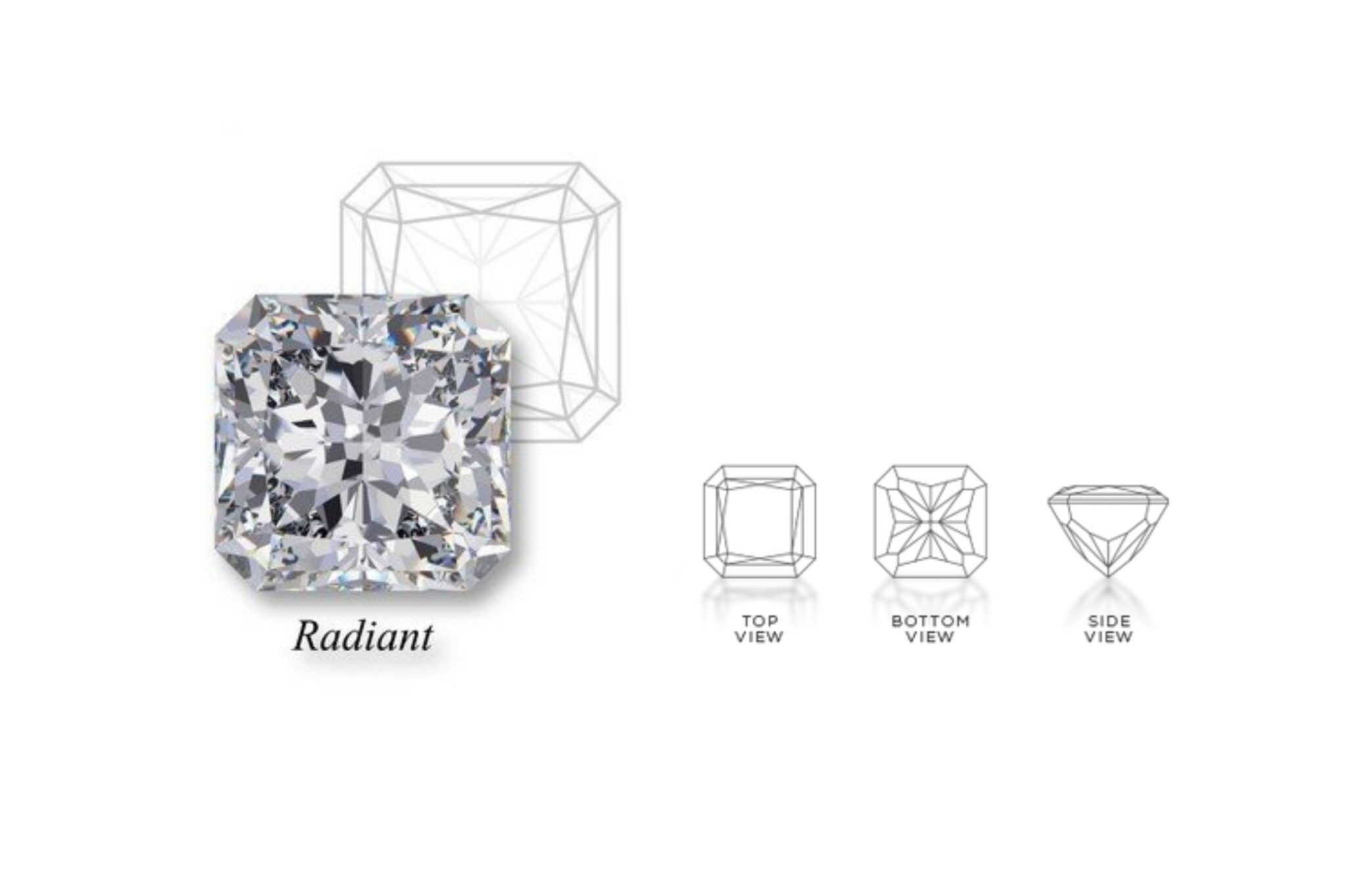 All About Square Radiant Cut Diamond: What You Should Know