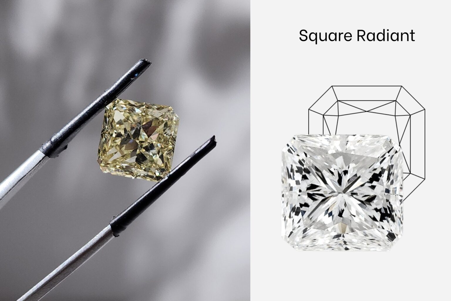 All About Square Radiant Cut Diamond: What You Should Know